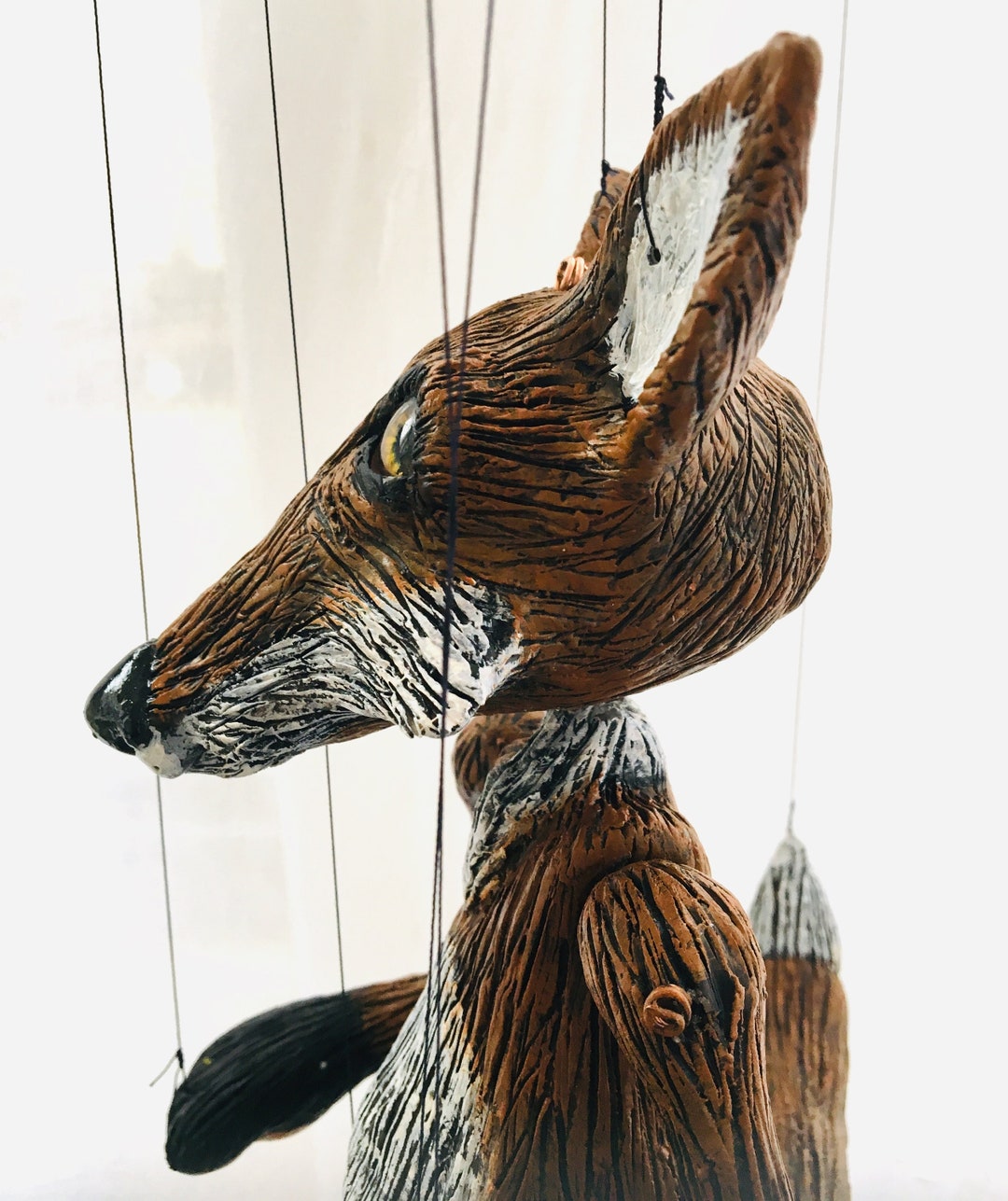 Made-to-order. Fox Marionette Hand-made OOAK - Etsy