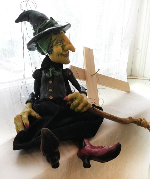 Wicked Witch Marionette Toys Toys & Games Puppets etna.com.pe