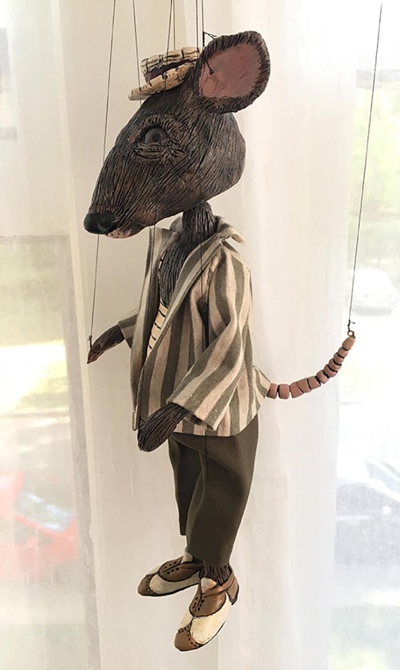Ratty Marionette Wind in the Willows Character Made to | Etsy