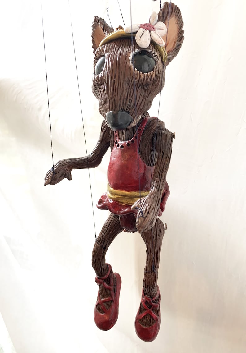 Ballerina Rat Marionette made-to-order - Etsy