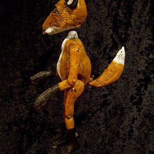 Made-to-order. Fox Marionette, Hand-made, OOAK - Etsy