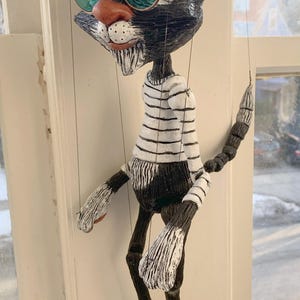 Beatnik Cat - Made-to-order Marionette - Etsy