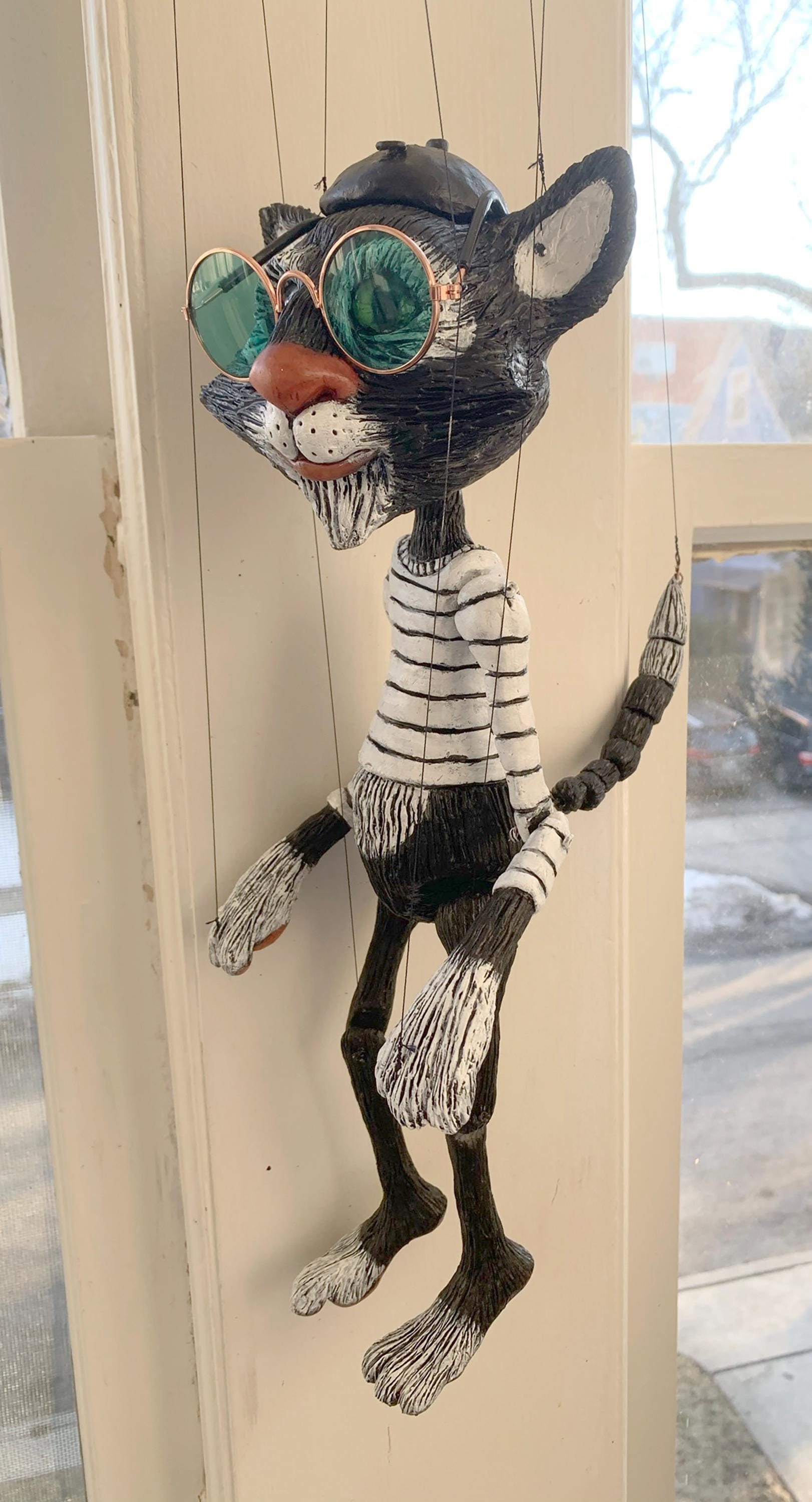 Beatnik Cat - Made-to-order Marionette - Etsy