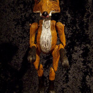 Made-to-order. Fox Marionette, Hand-made, OOAK - Etsy