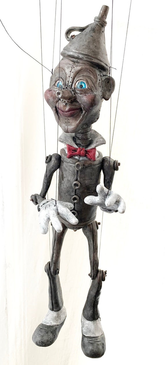 The Tin Man of Oz Marionette / Made-to-order - Etsy