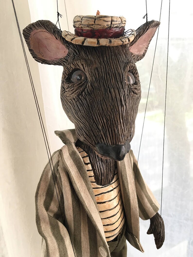 Ratty Marionette Wind in the Willows Character made to - Etsy