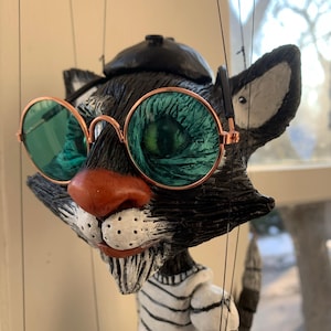 Beatnik Cat - Made-to-order Marionette - Etsy