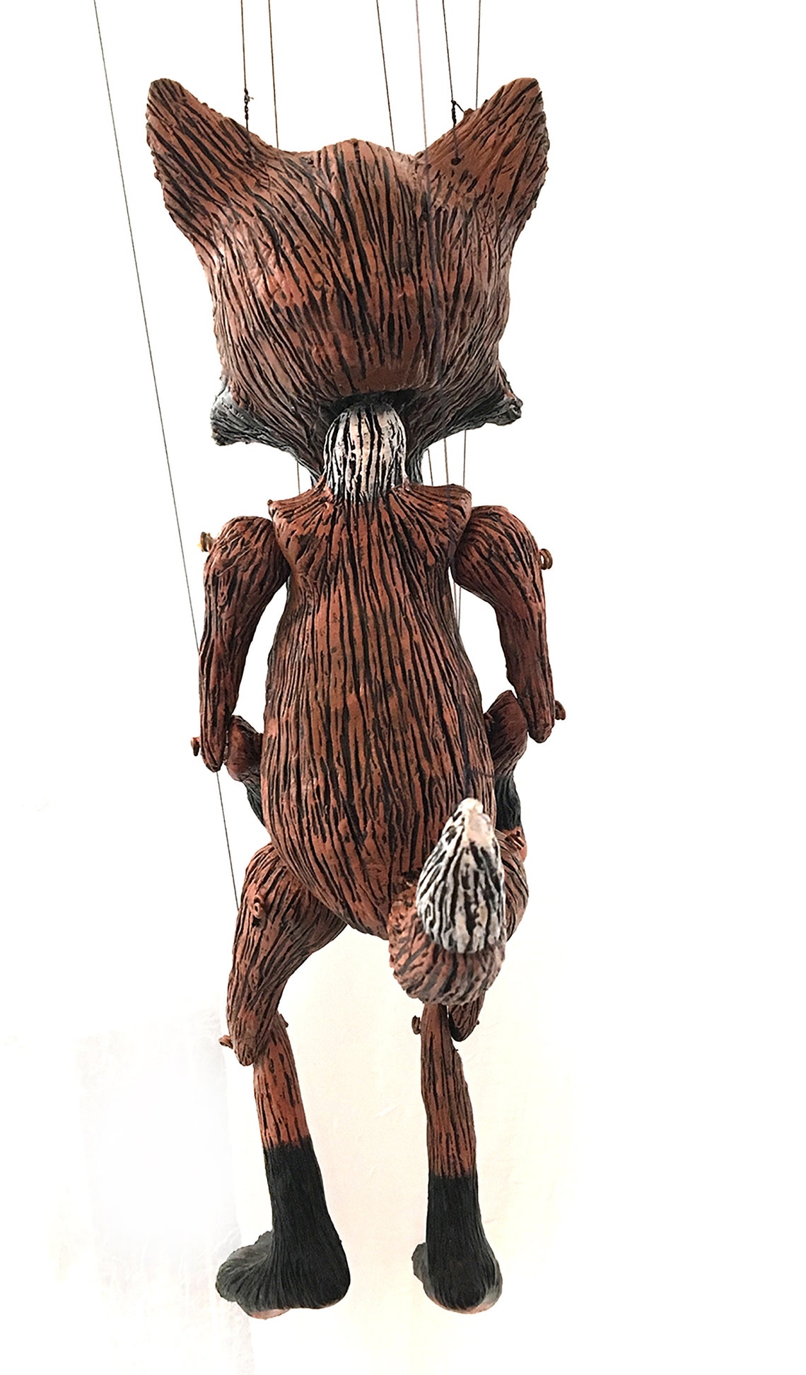 Made-to-order. Fox marionette hand-made OOAK | Etsy