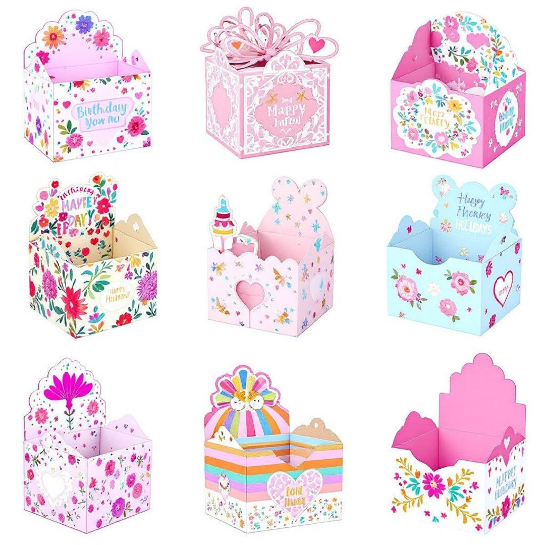 3D Gift Box SVG Kit | DIY Paper Craft Templates (digital Download) - Etsy