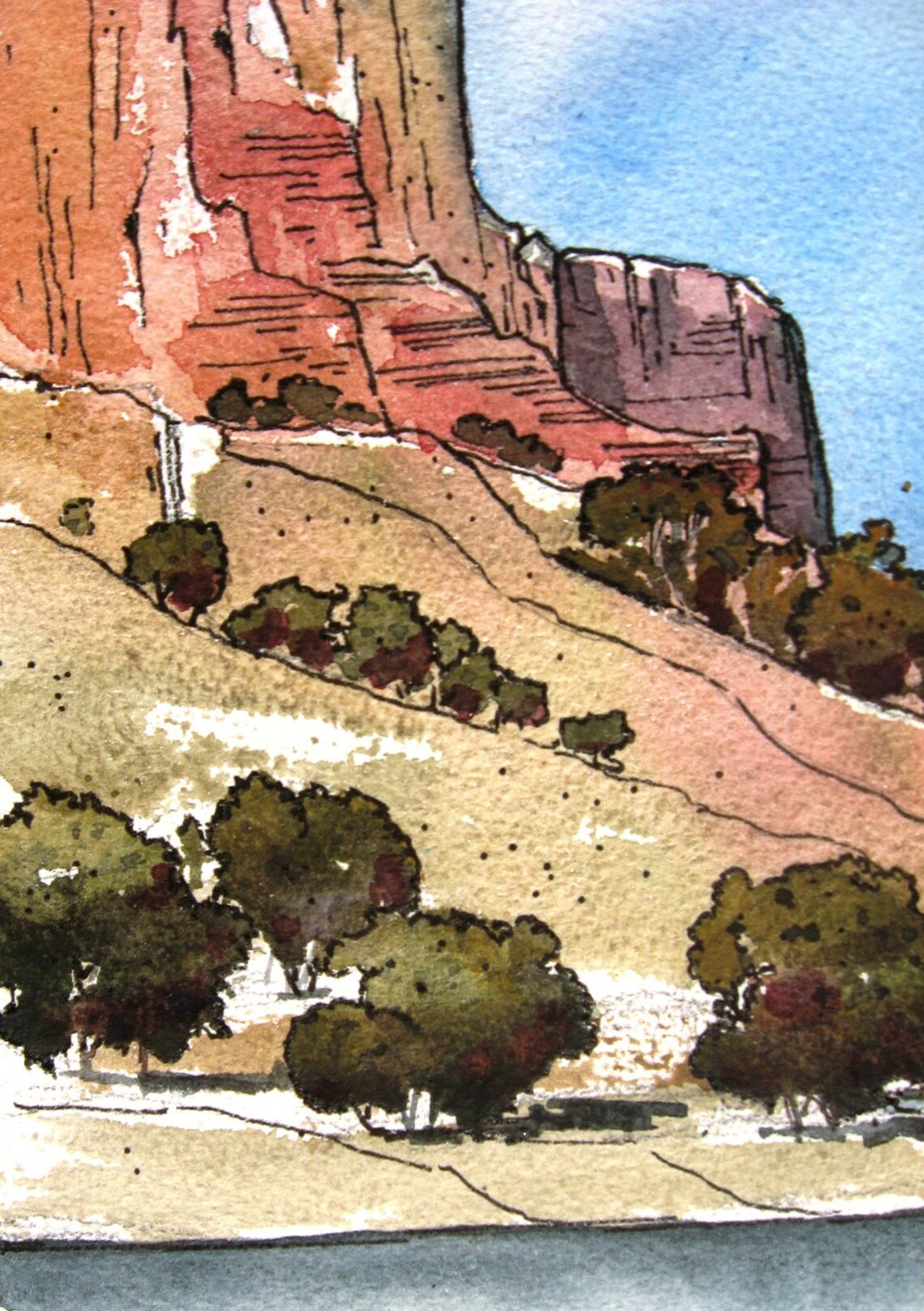 Little Colorado River Original Watercolor Painting - Etsy