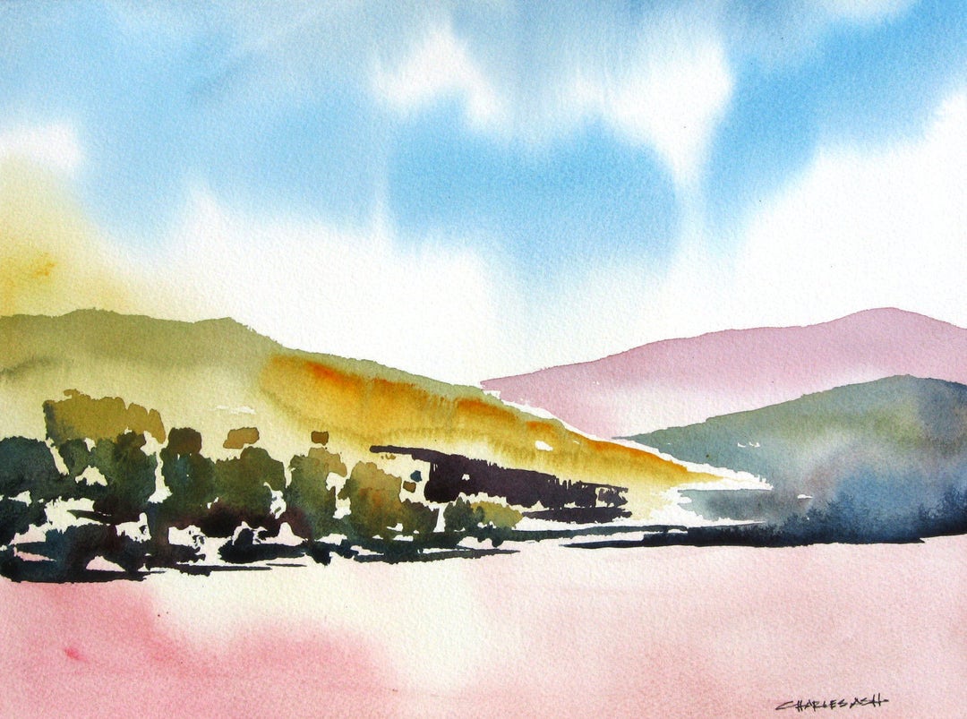 Highlands Spring - Original Watercolor Painting - Etsy