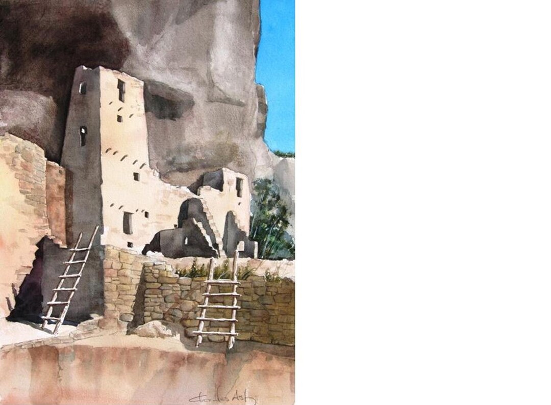 Cliff Palace at Mesa Verde - 8 X 10 Art Print - Etsy
