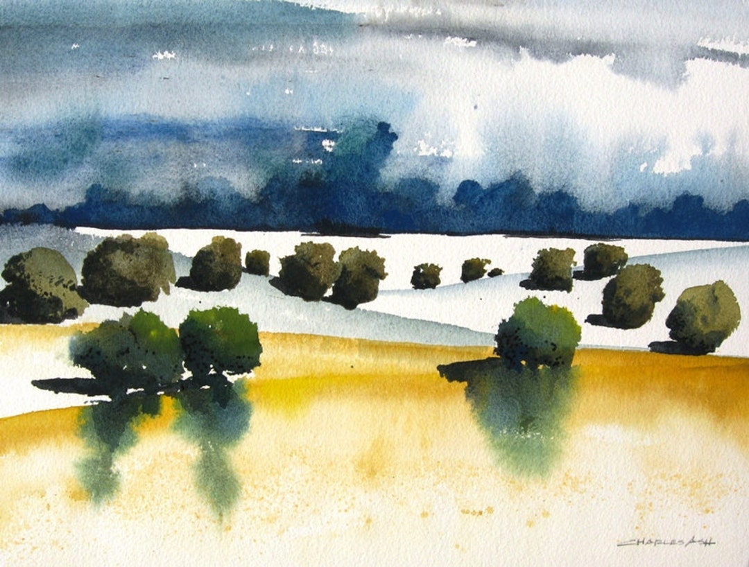 Monsoon Original Watercolor Painting - Etsy