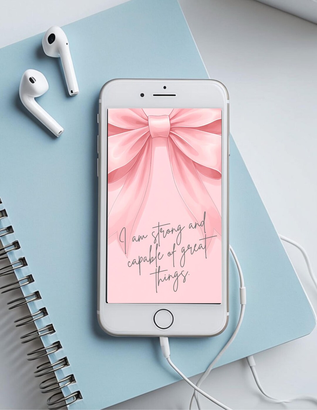 Pink Bow Affirmation Cards for Girls – 26 Printable Positive ...