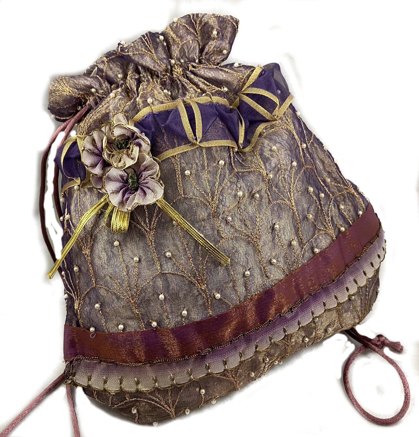 Regency Reticule A Ribbon Bag for Emma - Etsy