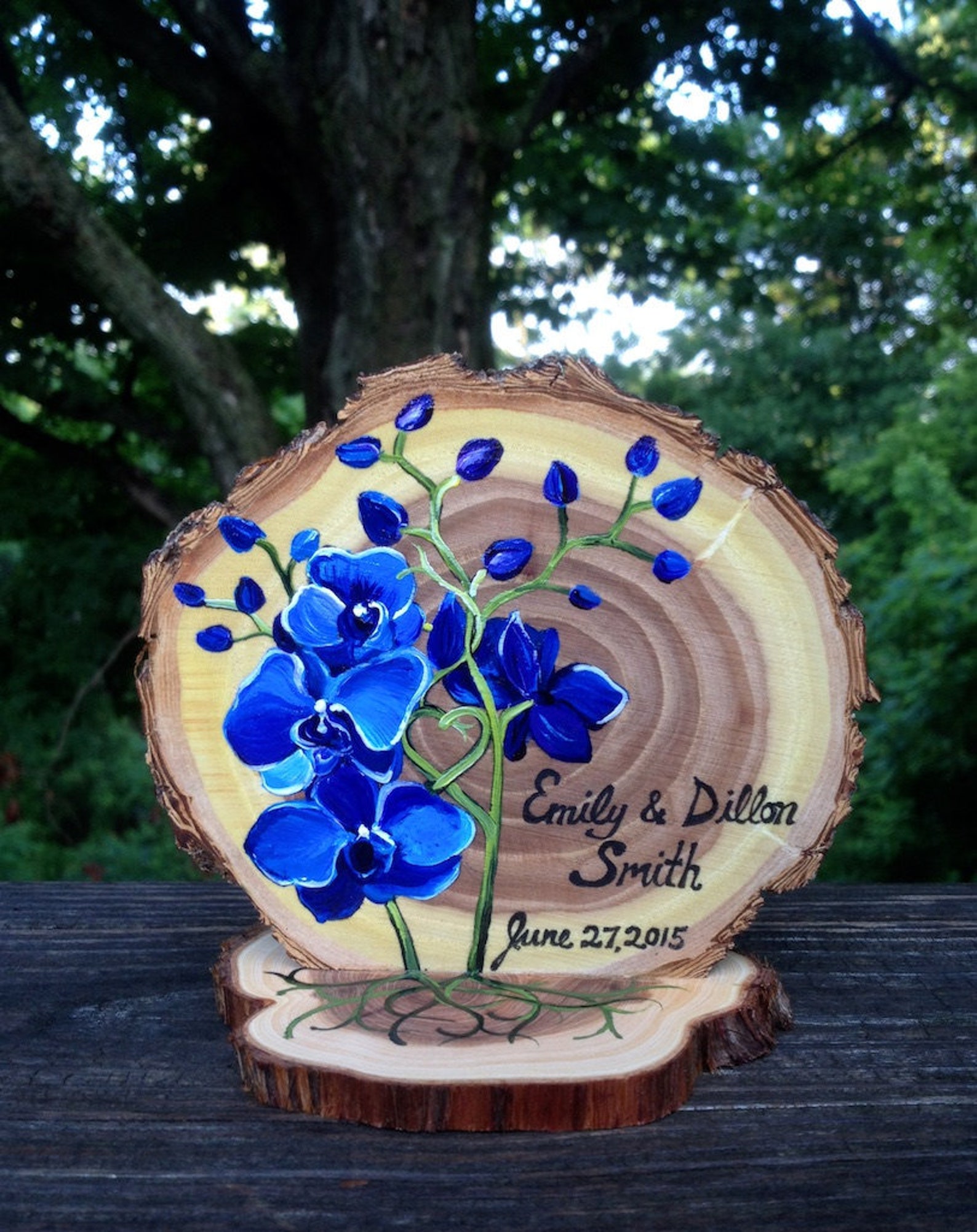 Custom Floral Design Wedding Cake Topper to Coordinate With - Etsy