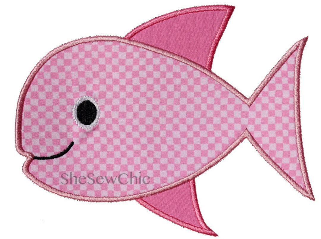 Snapper Fish - Machine Applique Embroidery Design - 3 Sizes (005) - Etsy