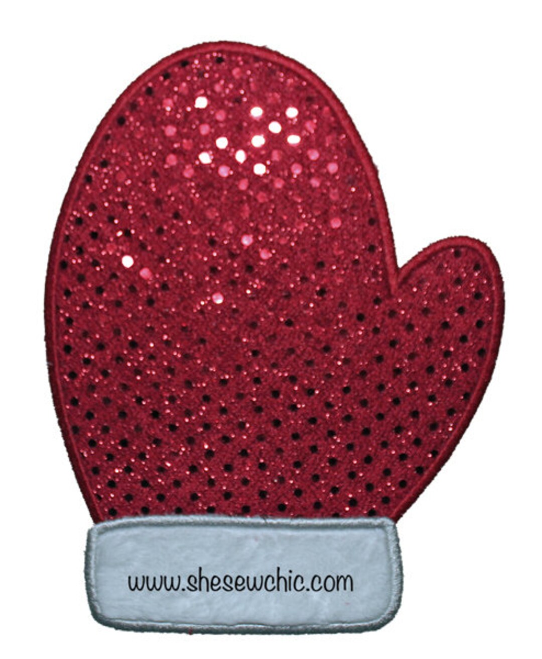 Mitten Applique - Machine Embroidery Design File (066) - Etsy