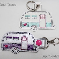 ITH RV There Yet Camping Key Fob Design Machine Embroidery - Etsy