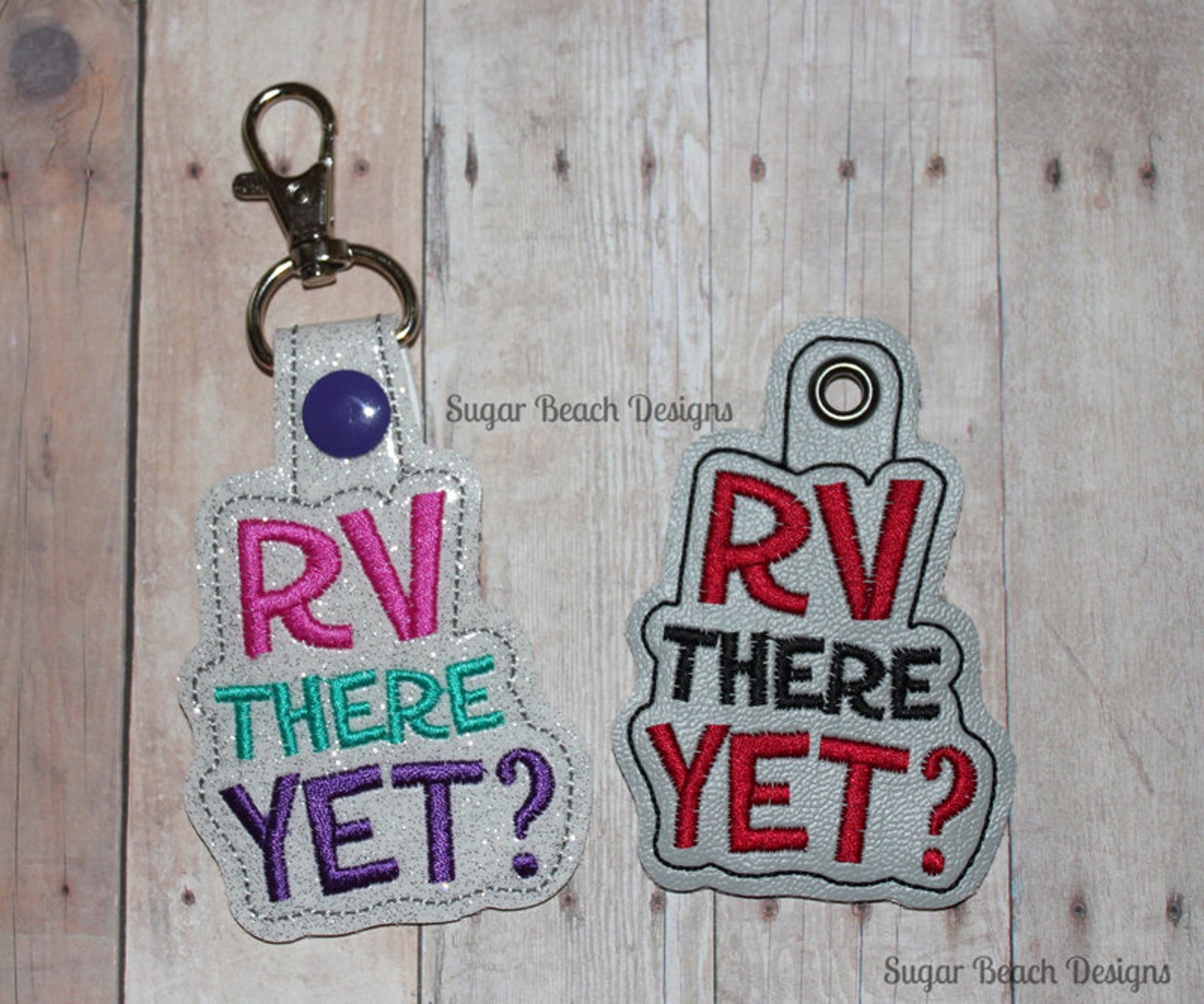 ITH RV There Yet Camping Key Fob Design Machine Embroidery - Etsy Canada