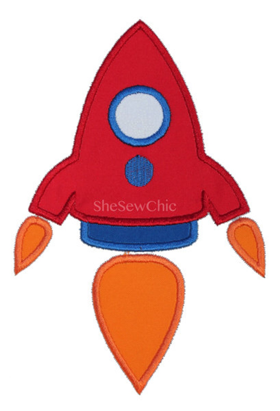 Rocket Machine Applique Embroidery Design (rocket2 033) - Etsy