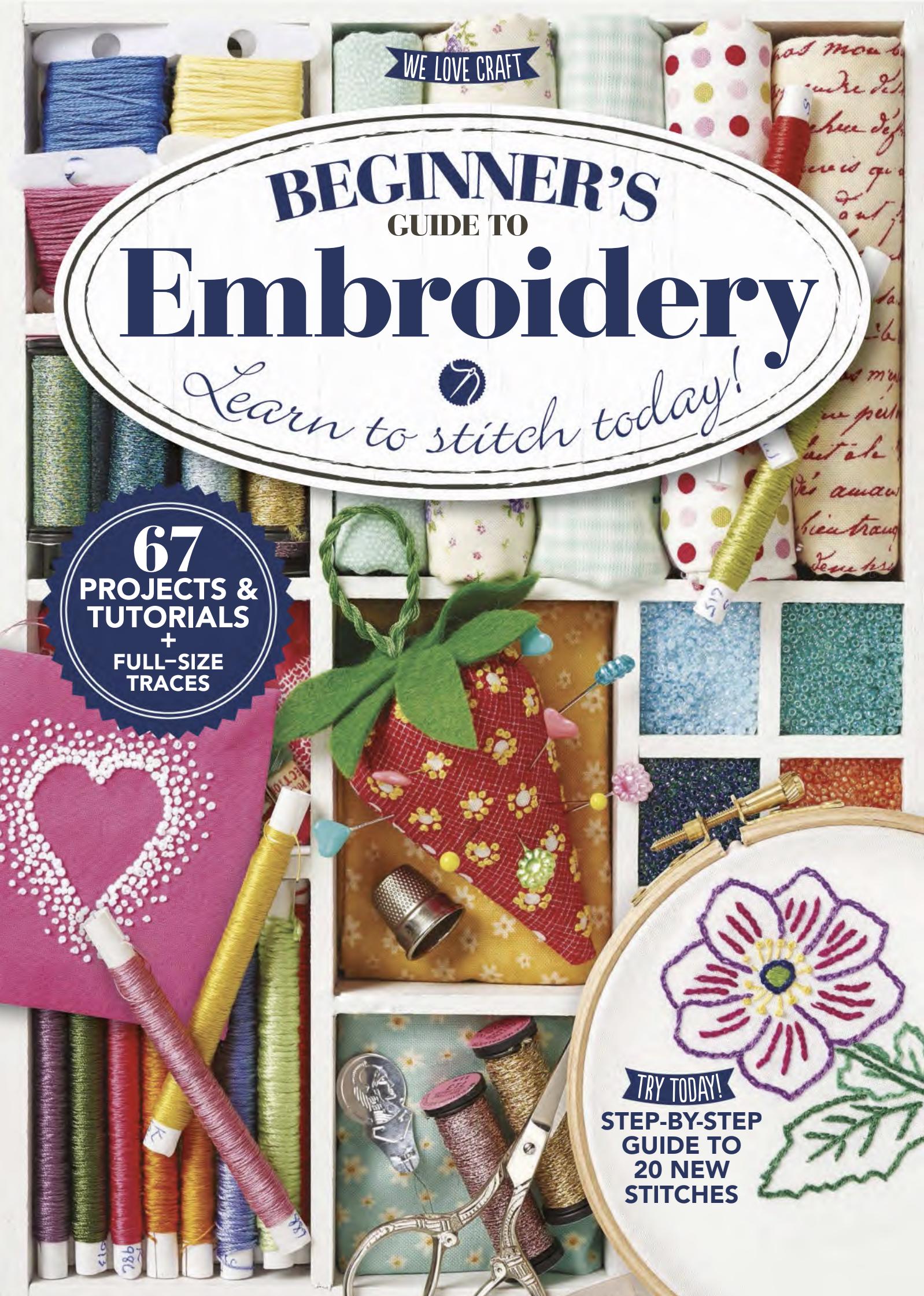 30 Embroidery Magazines & Books | Bundle of Textile Art, Needlework and ...