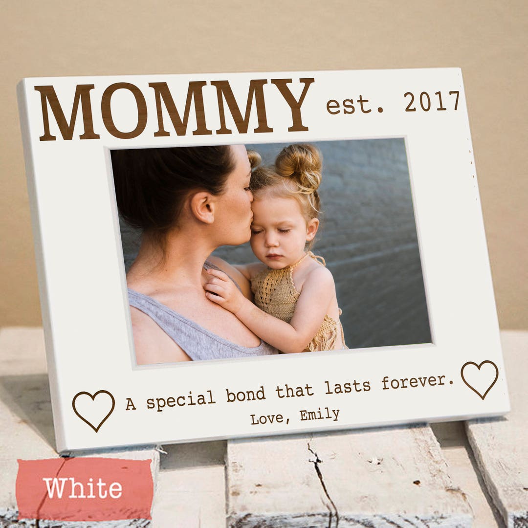 Personalized Mommy Frame With Son Daughter Names, Special Bond ...