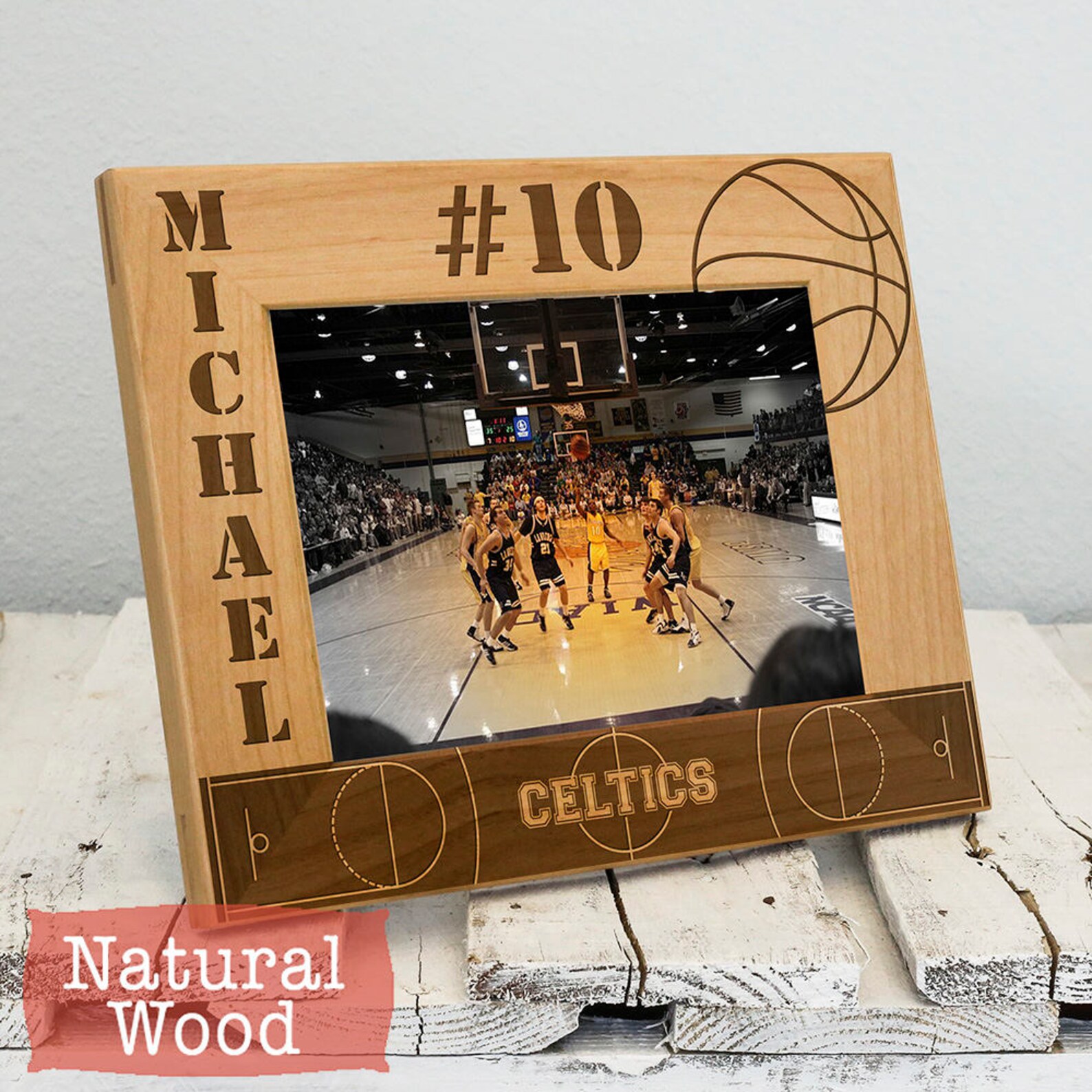 Basketball Picture Frame Personalized Gift for Basketball | Etsy