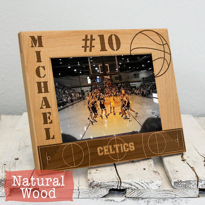 Basketball Picture Frame Personalized Gift for Basketball - Etsy