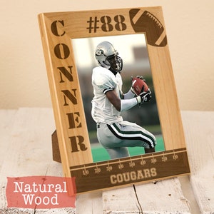 Personalized Football Frame - Sport Frame for Football Player - Team ...
