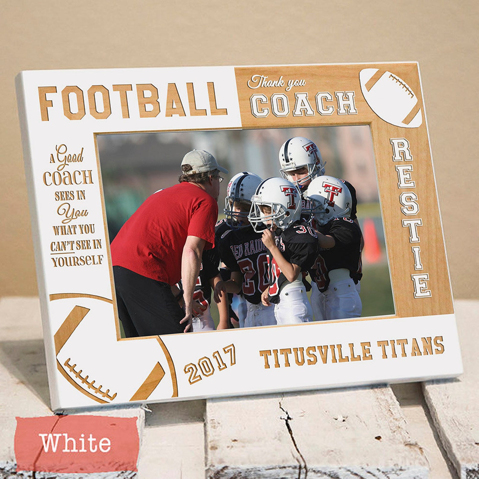 Gift for Coach Picture Frame for Coach Football Coach Gift - Etsy