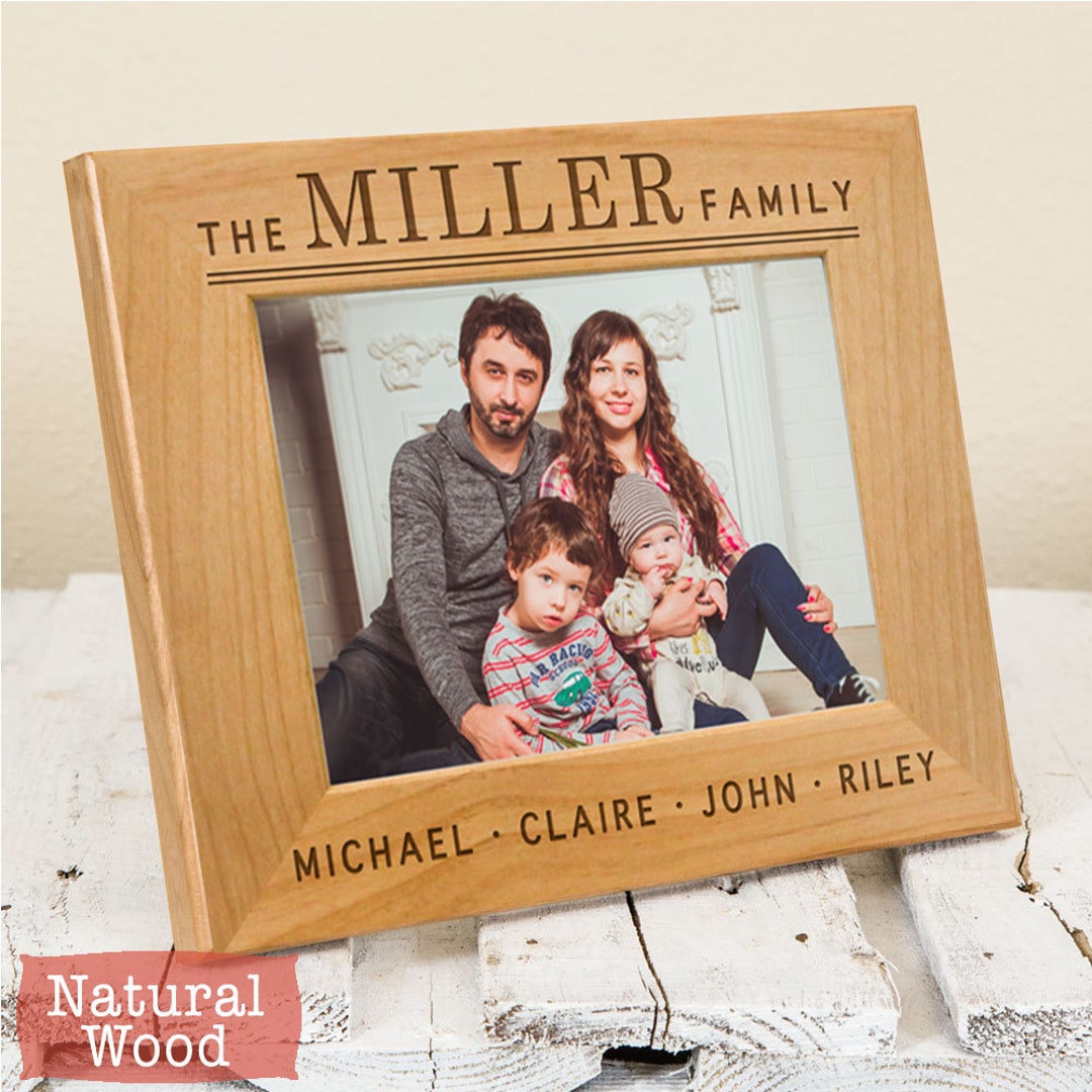 Personalized Family Frame - Mother's Day Gift - Gifts for Parents ...