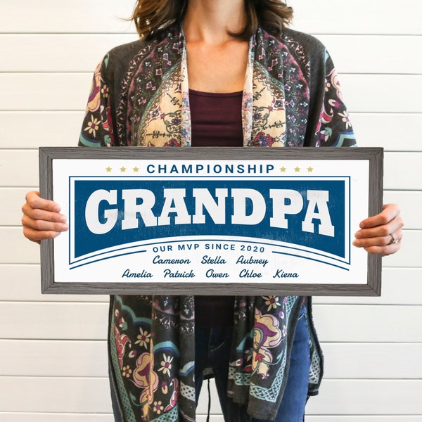 Grandpa Sign - Etsy