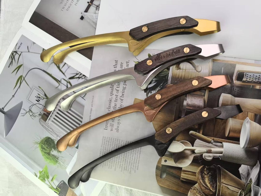 Custom Stainless Steel Kitchen Grill Tongs: Personalized Grill Tongs ...