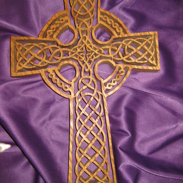 Wooden Celtic Cross - Etsy