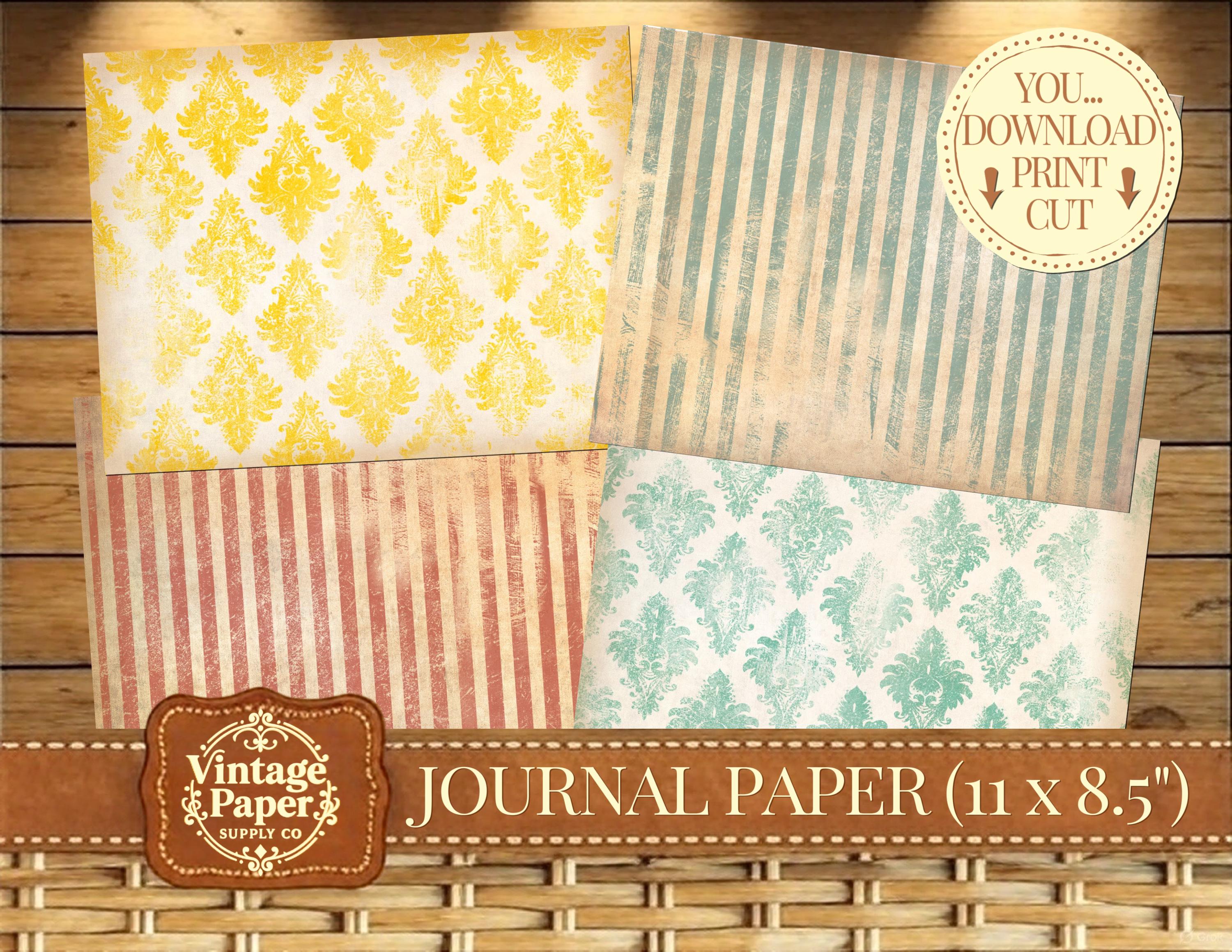 Vintage Beach Junk Journal Kit, Printable Junk Journal, Beach Ephemera ...