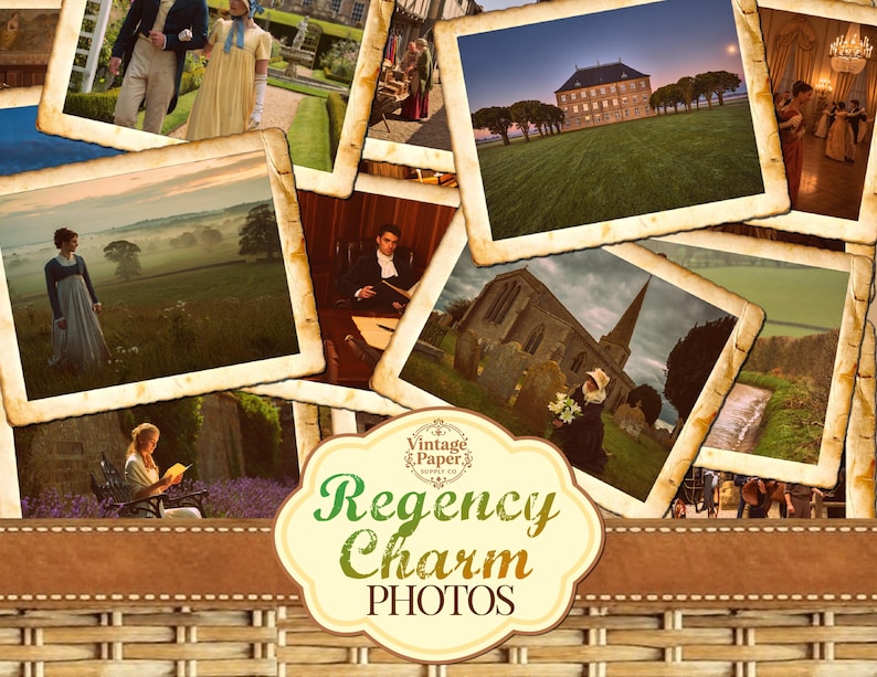 Regency Charm Photos, Junk Journal Ephemera, Scrapbooking Photos ...