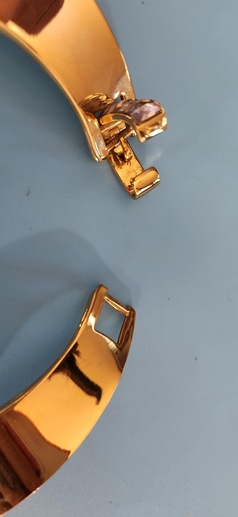 Vintage Aerin Erickson Beamon Goldtone Rhinestone Collar Necklace - Etsy