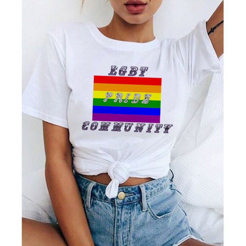 Women Art Print T Shirt Funky Lesbian Gay Spread Design Etsy