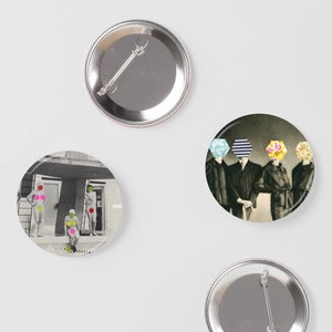 Retro Badges Cool Gifts for Guys Modesty - Etsy