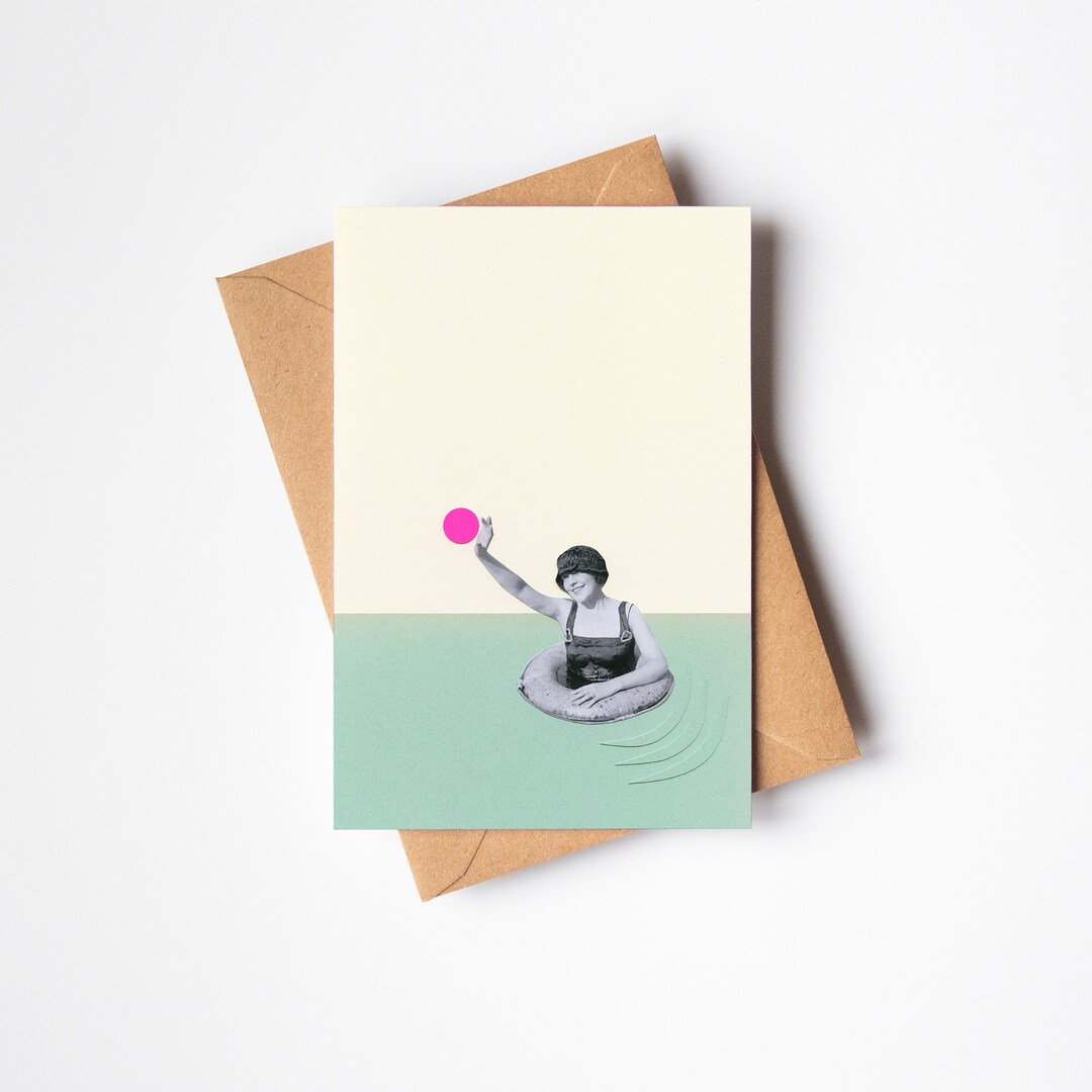 Swimming Pool Card - Pool Days - Etsy