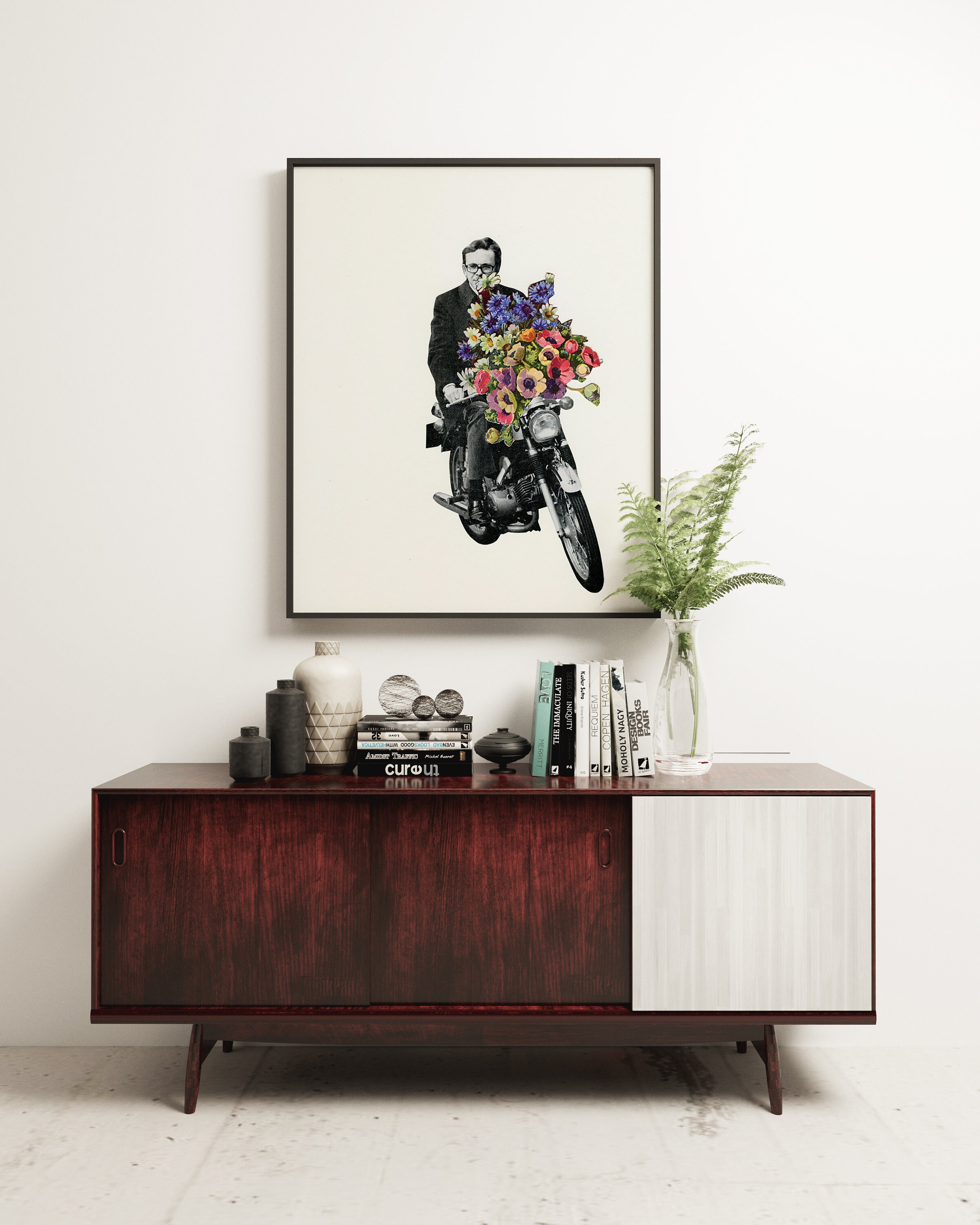 Motorcycle Art Pop Art Print Gift for Men Pimp My Ride | Etsy