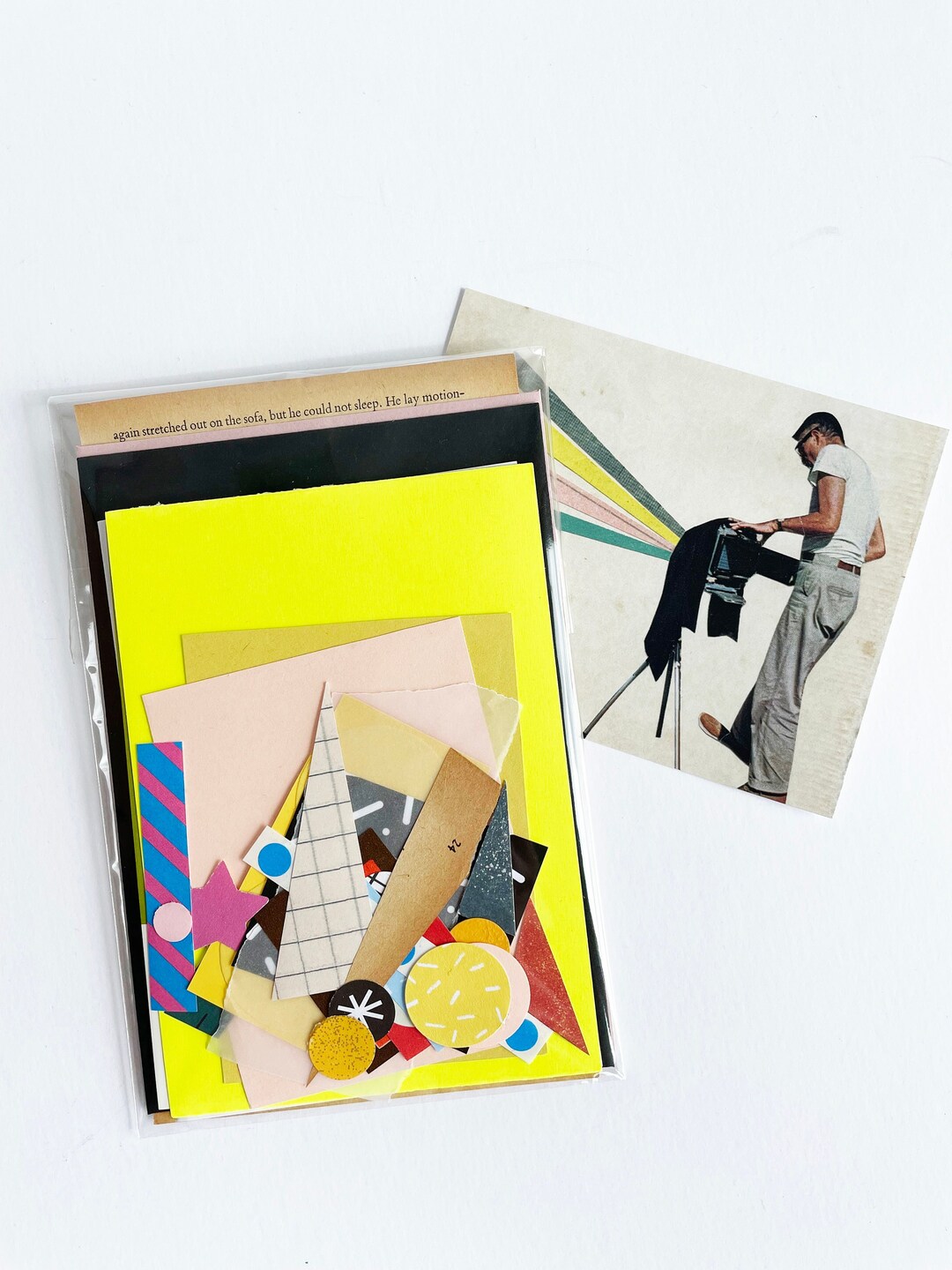 Abstract Collage Kit, Paper Craft Pack - the Abstract Set - Etsy