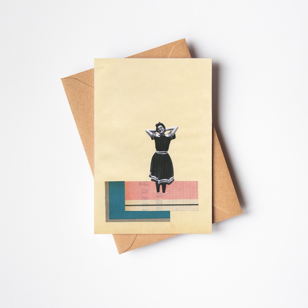 Swimming Pool Greetings Card - Lido - Etsy