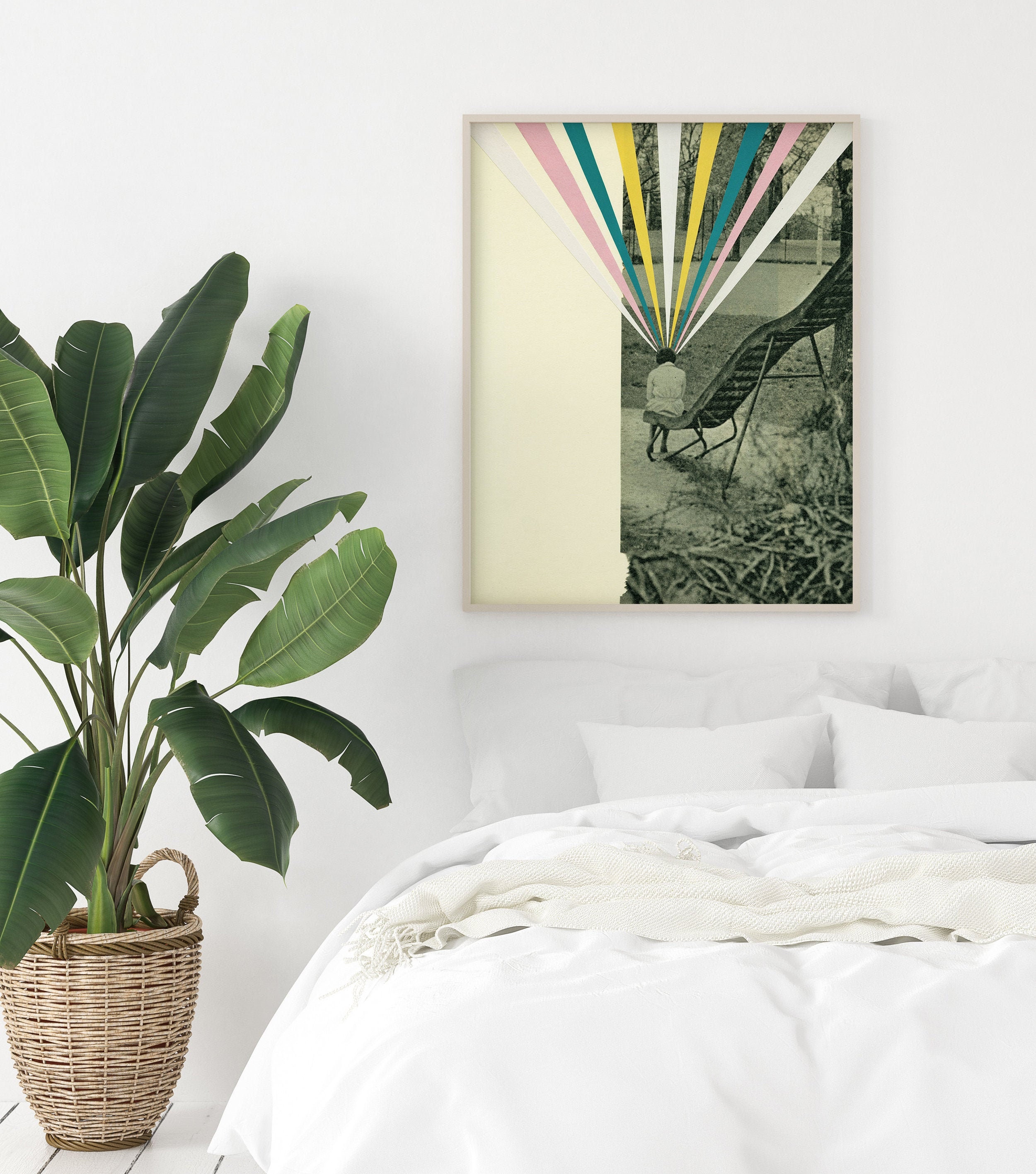 Alien Art Sci Fi Print Collage Art Capture | Etsy