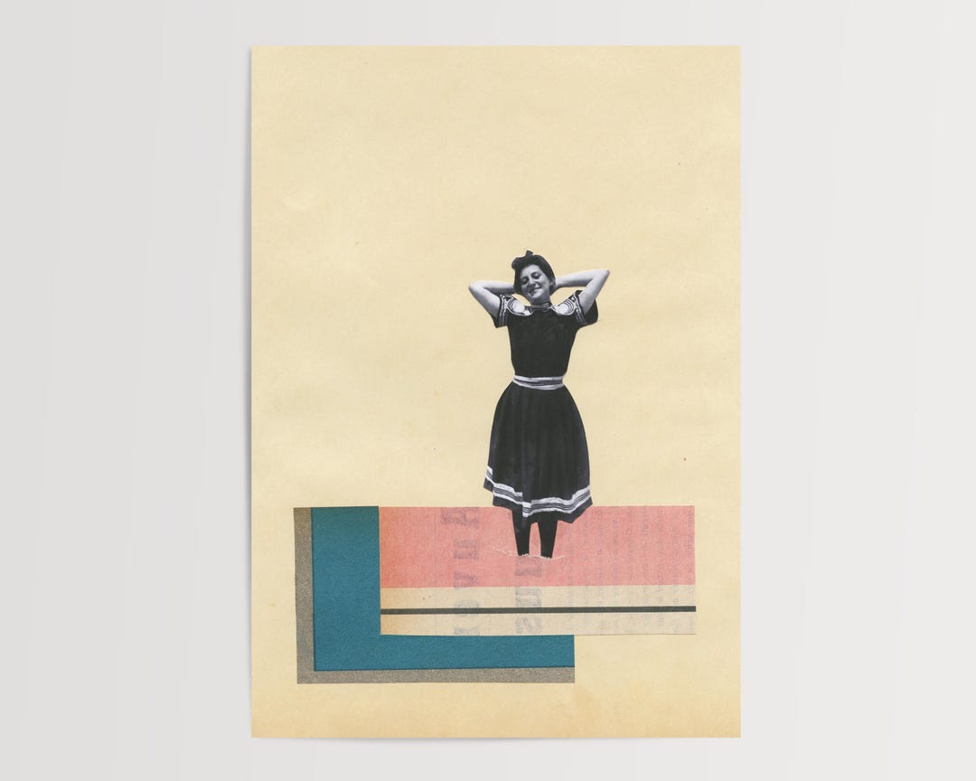Swimming Print 6x9 Inches, Female Portrait Art, Print Sale - Lido - Etsy