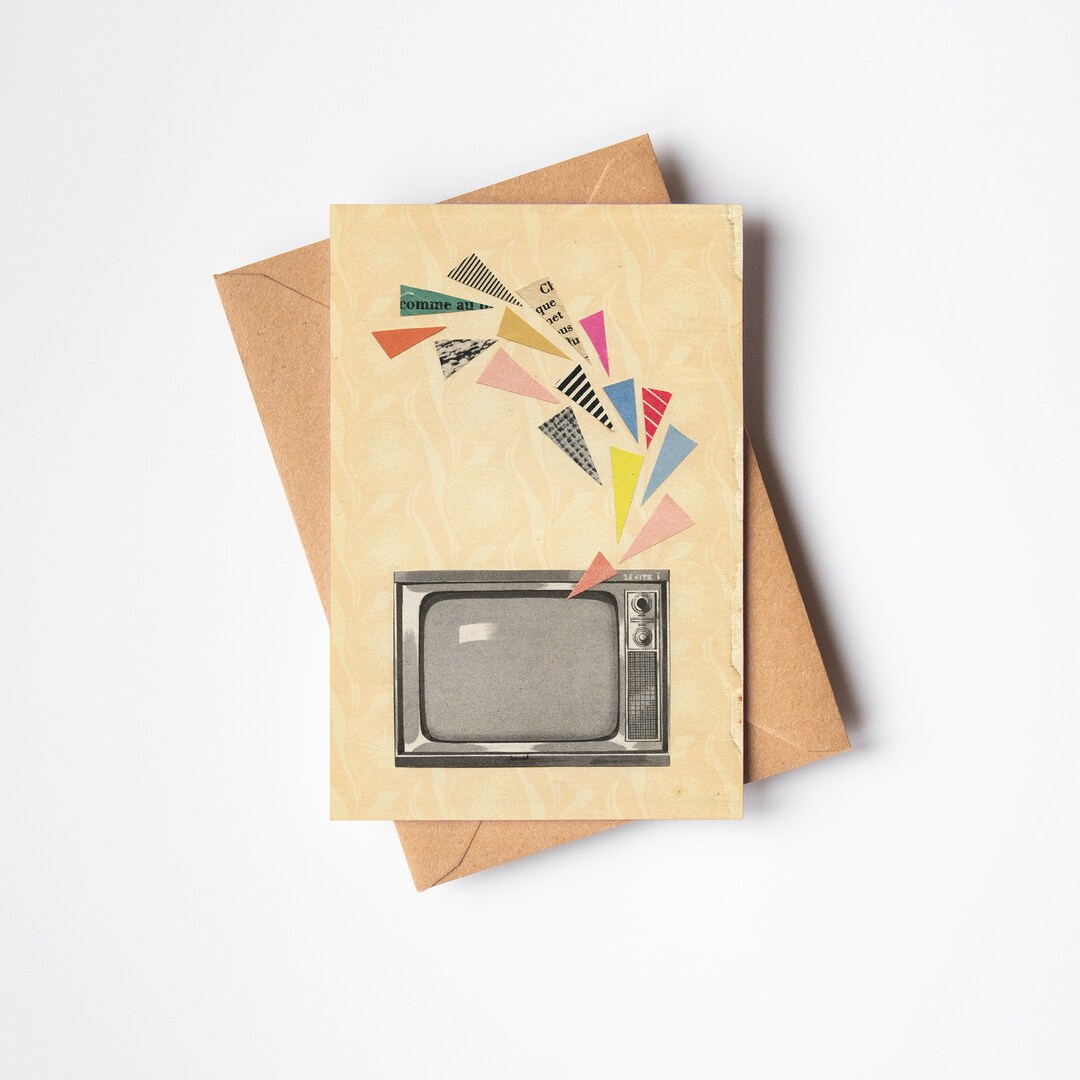TV Card for Telly Addict Television - Etsy