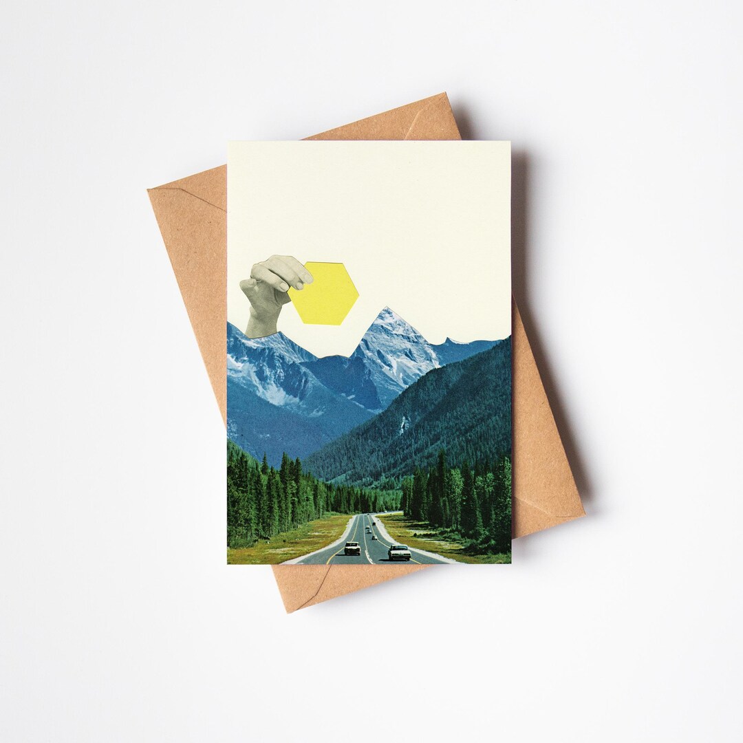 Mountain Greetings Card - Moving Mountains - Etsy