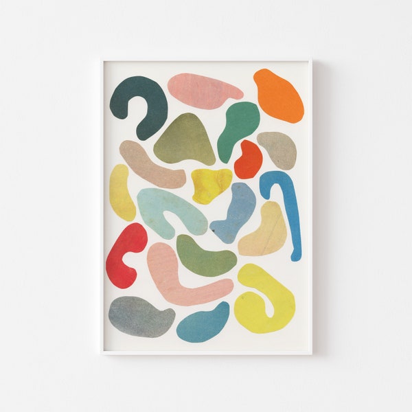 Abstract Shapes Art - Etsy
