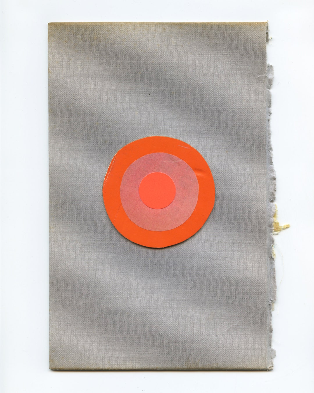 Original Collage Art on Book Cover - Disc - Etsy